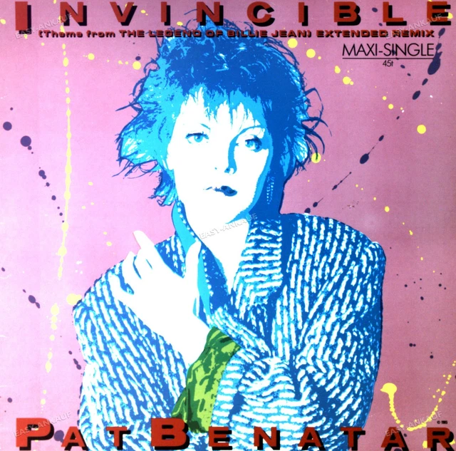PAT BENATAR - Invincible Legend Of Billie Jean) (Extended Remix) Maxi ...
