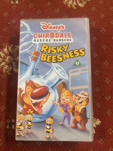 DISNEY CHIP 'N' Dale - Risky Beesness, VHS Video Tape, 1989, Chipmunks ...
