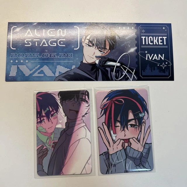 ALIEN STAGE IVAN Ticket Trading Card Set Unused Waterproof Included ...