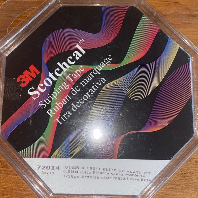 3M SCOTCHCAL STRIPING Tape: 5/16 in. x 150 Elite LT Slate Metallic ...