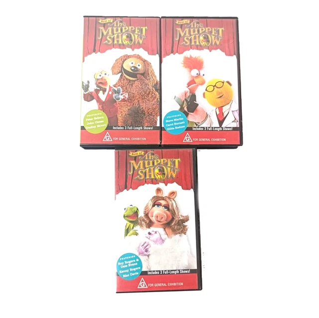 BEST OF MUPPET Show VHS Lot Vol 6 11 4 John Cleese Steve Martin Carol ...
