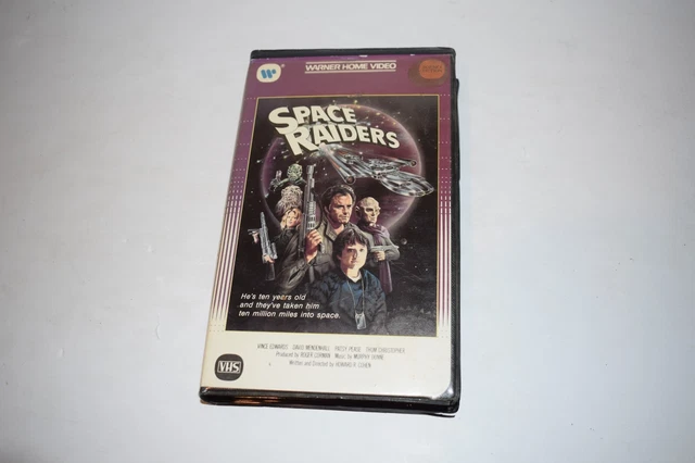 SPACE RAIDERS VHS Clamshell 1983 Warner Home Video Science Fiction ...