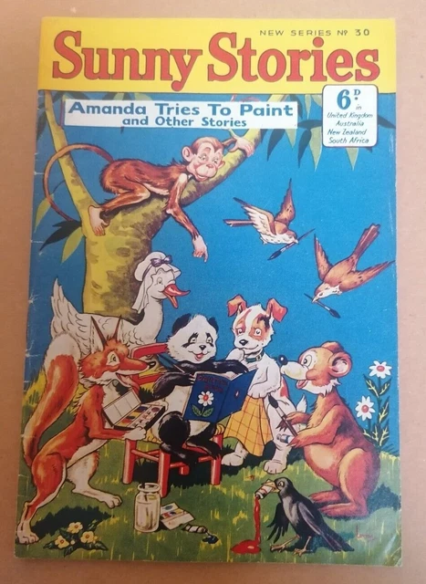 COMIC - VINTAGE British Post-War Comic Sunny Stories New Series 1958 ...