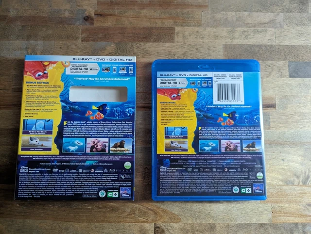 DISNEY PIXAR FINDING Dory Blu-ray DVD Combo With Bonus Disc $5.99 ...