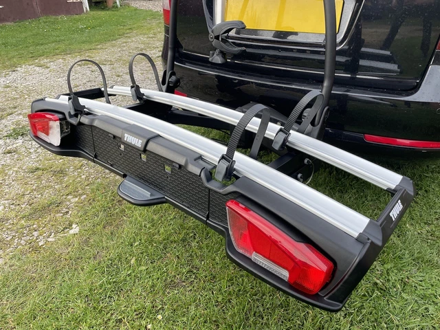 THULE VELOSPACE XT 2 938 Tilting Tow Bar Bike eBike Rack Carrier 60kg ...