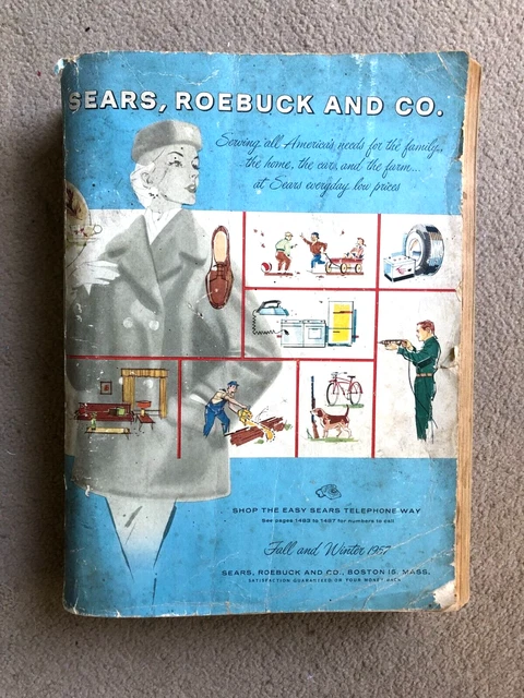 RARE CATALOGUE ORIGINAL Sears Roebuck & Co 1957 EUR 111,54 - PicClick FR