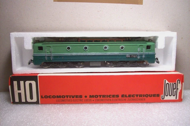 H JOUF TRAIN: ELECTRIC LOCOMOTIVE CC 7107 SNCF BOOK NEW (in box 8542) £ ...