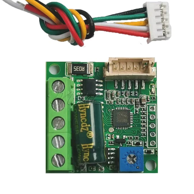3-PHASE DC BRUSHLESS Motor Speed Control Module Hall Drive 5P Cable DC6 ...