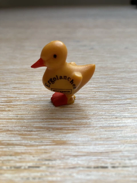 WERBEFIGUR ENTE ERGEE Ergolanchen Gummitier Sammeln Werbung Vintage EUR ...