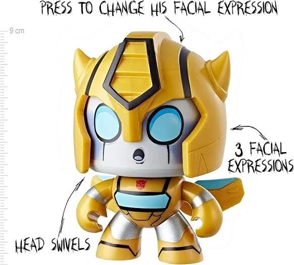 TRANSFORMERS MIGHTY MUGGS Bumblebee Hasbro Toy Figure Face Change ...
