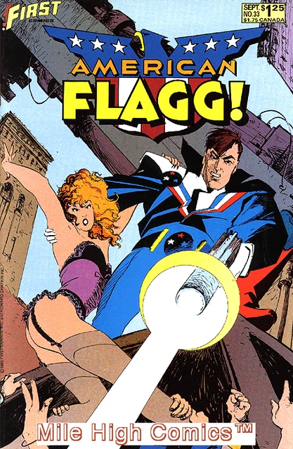 AMERICAN FLAGG! (FIRST COMICS) (HOWARD CHAYKIN) (1983 Series) #33 Good ...