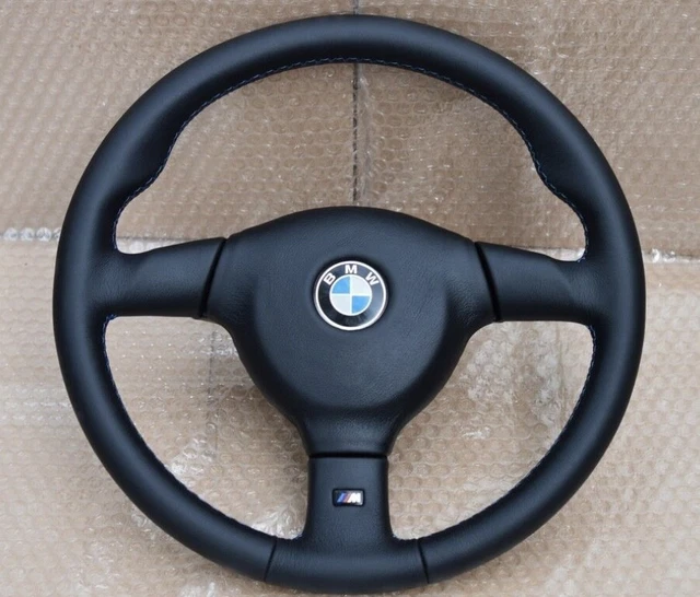 BMW 370MM M3 M5 e36, e34 restyle m-tech2 NAPA steering wheel WITH M ...