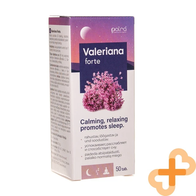 VALERIANA FORTE CALMING Relaxing Promotes Sleep Supplement 50 Tablets £ ...