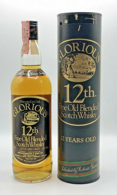 GLORIOUS 12 YEARS old Selected By Roberto Gucci B. 1980's 75cl - 43% ...