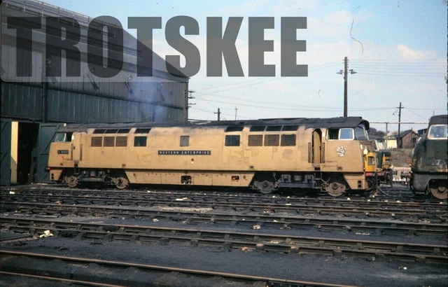 35MM SLIDE BR British Railways Diesel Loco Class 52 D1000 1964 Original ...