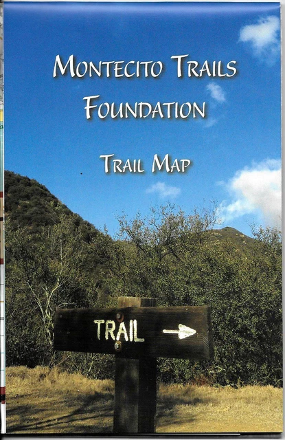 CARTE DES SENTIERS pour Montecito et Santa Barbara, Californie, par ...