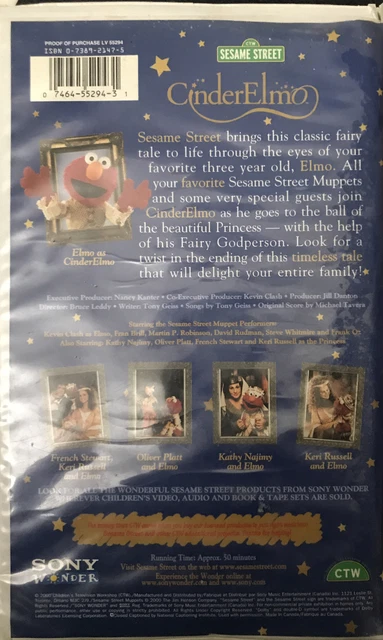 CINDERELMO VHS $4.10 - PicClick CA