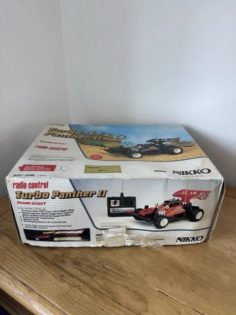 NIKKO TURBO PANTHER II Boxed Remote Control Car RC READ Parts Only ...