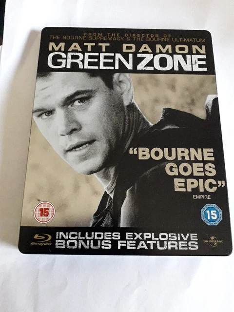 GREEN ZONE MATT Damon Blu Ray Steelbook +Extras 2010 All Regions EUR 8 ...