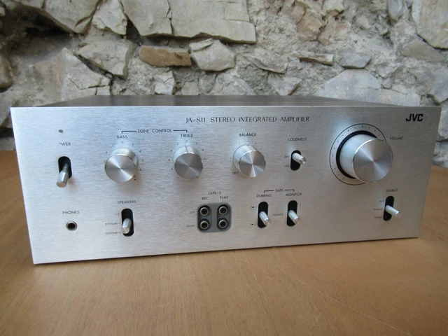 AMPLIFICATEUR HIFI INTÉGRÉ JVC JA-S11 préampli ampli 30 watts 1976-77 ...
