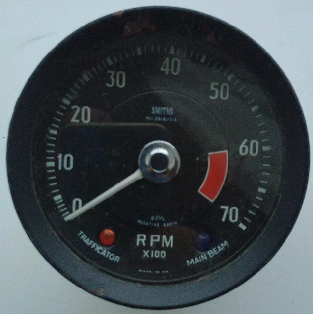 VINTAGE RELIANT SCIMITAR Rev Counter / Tachometer & Brackets £135.00 ...