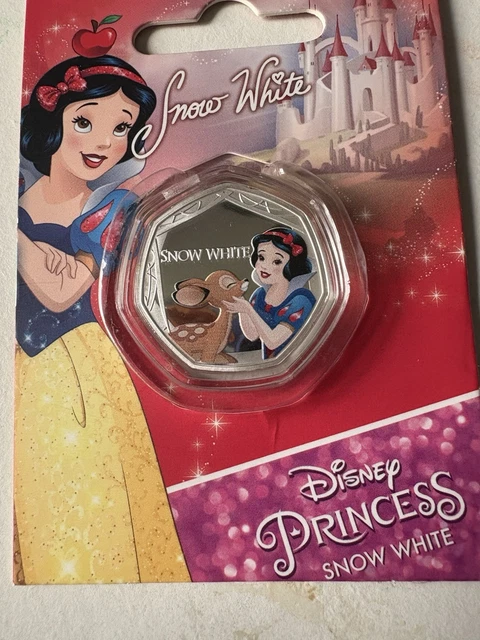 OFFICIAL DISNEY SNOW White , Disney commemorative coin.999 Silver ...