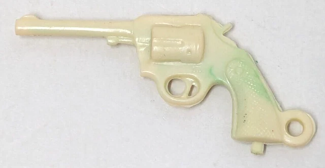 VINTAGE CRACKER JACK Gumball Plastic Gun Pistol Revolver Charm Prize ...