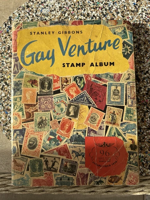 VINTAGE GAY Venture Stamp Album Complete With Lots And Lots Of Stamps £ ...
