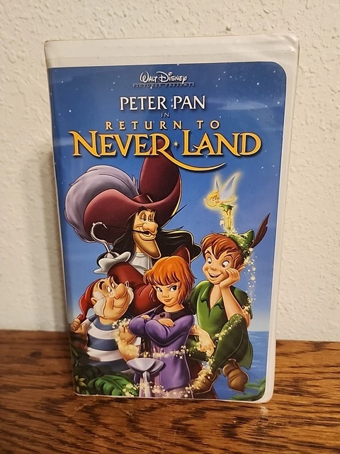 PETER PAN RETURN to Never Land VHS ( 2002 ) Walt Disney Home ...