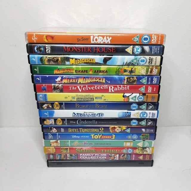 DVD BUNDLE DISNEY Children Animation Movie Cinderella Toy Story ...