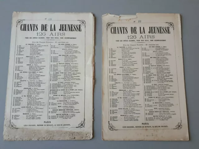 ANCIENNE PARTITION DE chansons : chants de la jeunesse / Othello et ... ANCIENNE PARTITION DE chansons : chants de la jeunesse / Othello et ...