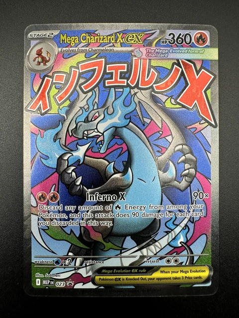 MEGA CHARIZARD X ex 023 | Mega Evolution | Charizard UPC Black Star ...