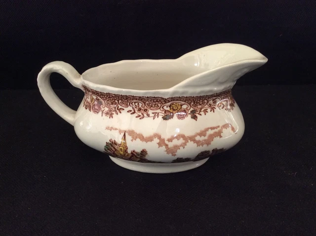 ANCIENNE SAUCIÈRE PORCELAINE olde England Royal Tudor Ware ...