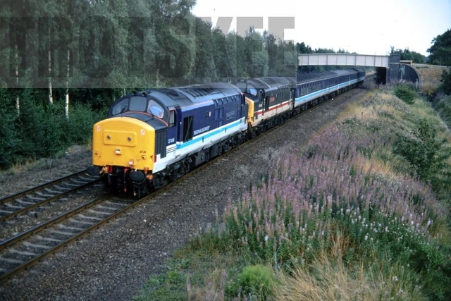 35MM SLIDE BR British Rail Diesel Loco Class 50 50030 Doncaster 1980 ...