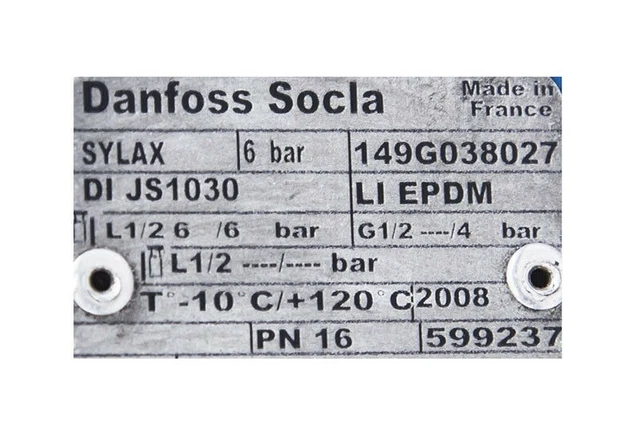 DANFOSS SYLAX DI JS1030 Socla Valve EUR 129,00 - PicClick FR