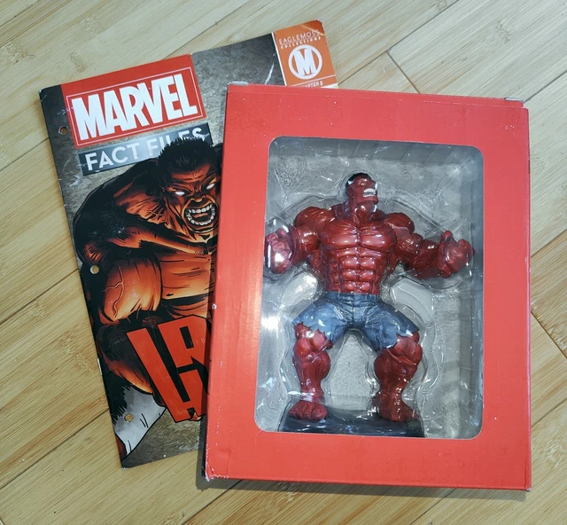 FIGURINE SUPER HÉROS Marvel fact files eaglemoss spécial red Hulk ! EUR ...