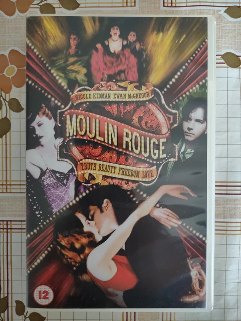 MOULIN ROUGE - Nicole Kidman - Ewan McGregor (PAL VHS) £1.99 - PicClick UK