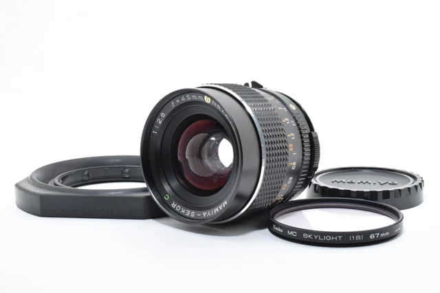&EXC +4 HOOD " Mamiya Sekor C 45mm f/2.8 Lens M645 645 Pro TL Super ...