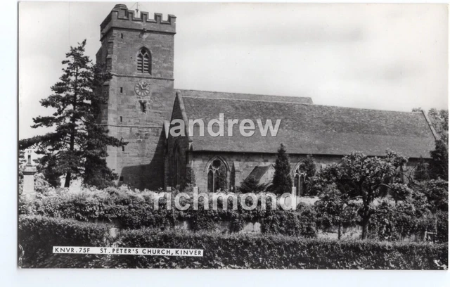ST PETERS CHURCH Kinver 1950s/1960s Vintage Real Photo Postcard ...