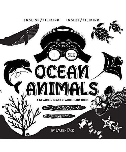 I SEE OCEAN Animals: Bilingual (English / Filipino) (Ingles / Filipino ...