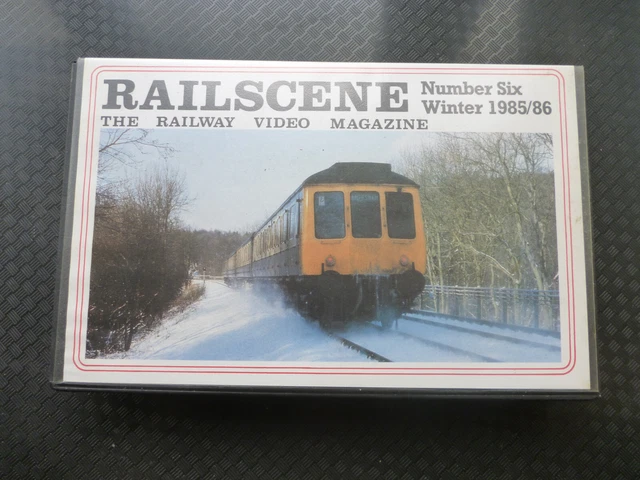 RAILSCENE NUMBER 6 Winter 1985/86 VHS Video Railway Magazine 1986 £3.00 ...
