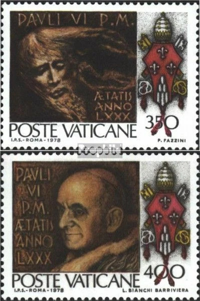 CITÉ DU VATICAN 718-719 (édition complète) neuf 1978 pape Paul vi. EUR 1,00 - PicClick FR