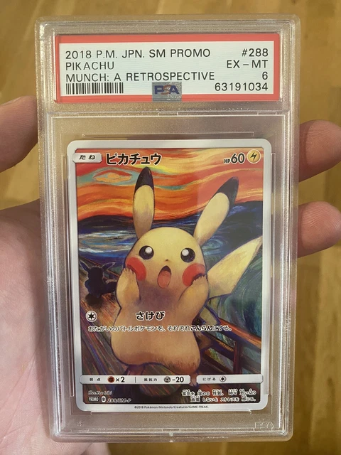 PIKACHU MUNCH PSA 6 #288 Pokémon Card EUR 1.099,00 - PicClick FR