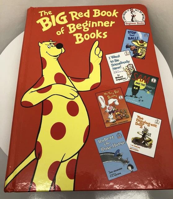 DR. SEUSS THE Big Red Book of Beginner Hard Cover 6 Stories In 1 Book ...