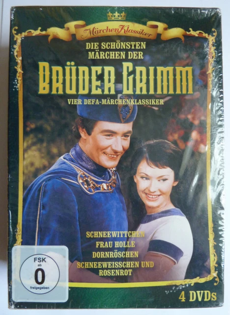 4 MÄRCHEN BRÜDER Grimm DVD Dornröschen Frau Holle Schneewittchen, Schneeweißchen EUR 24,90 ...