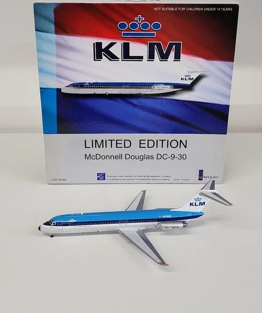 INFLIGHT200 DOUGLAS DC-9-30 KLM PH-DOA Ref: IF932023 £99.95 - PicClick UK