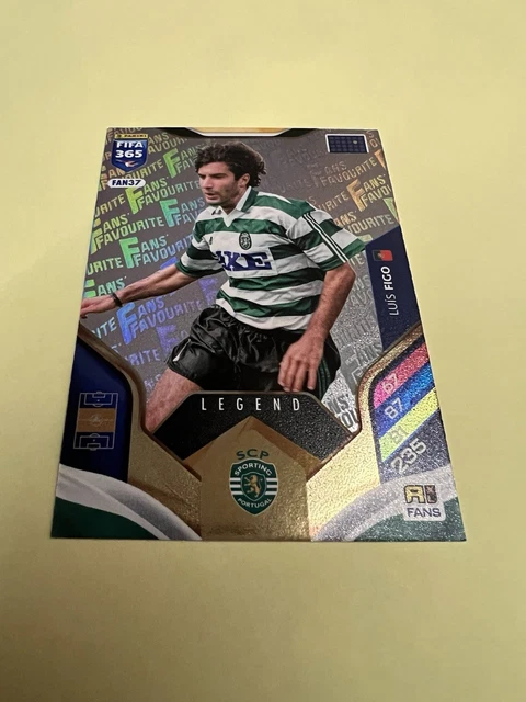 PANINI FIFA 365 2026 Luis Figo Legend Fans Favourite FAN37 Sporting CP ...