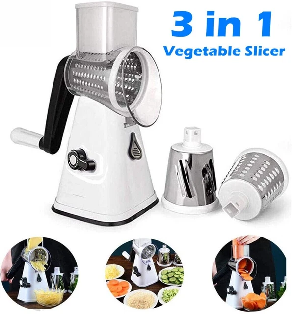 MULTIFUNCTION VEGETABLE SLICER Cutter Grater Manual Food Chopper ...
