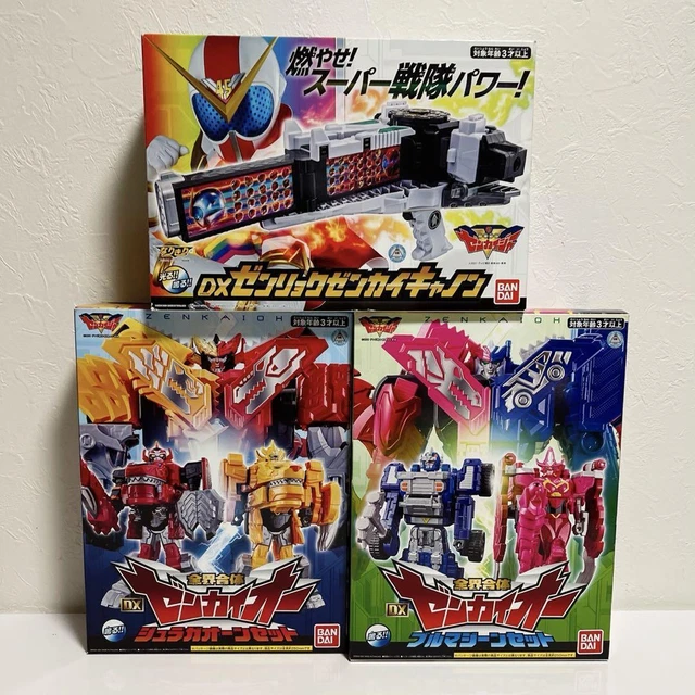 POWER RANGERS KIKAI Sentai Zenkaiger DX Zenkaioh Mopher 3set BANDAI ...