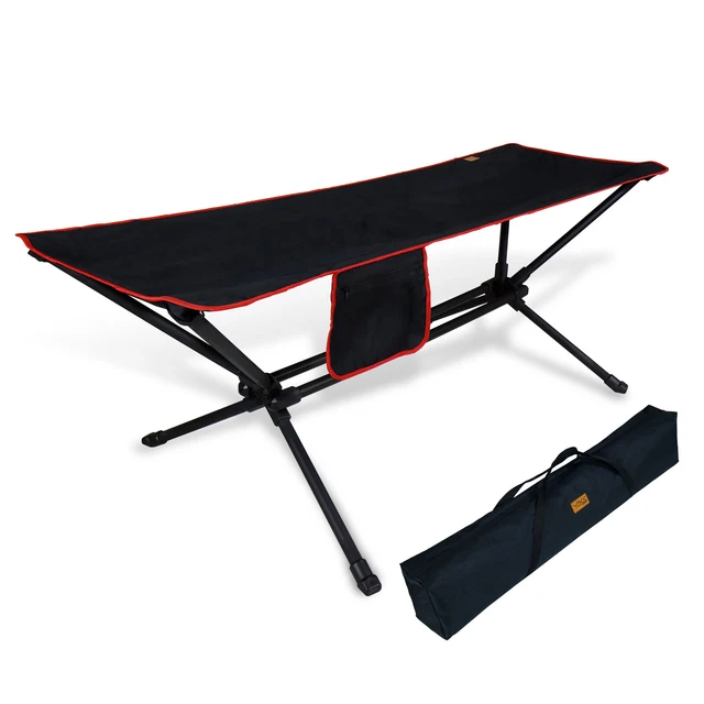 LIT DE CAMP Pliable Ultra-léger, Hamac sur Pied, Max 200 kg EUR 99,88 ...